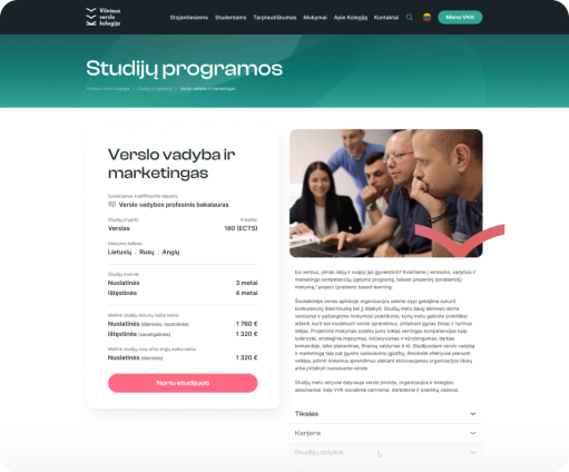 Vilniaus verslo kolegija – Codeopera